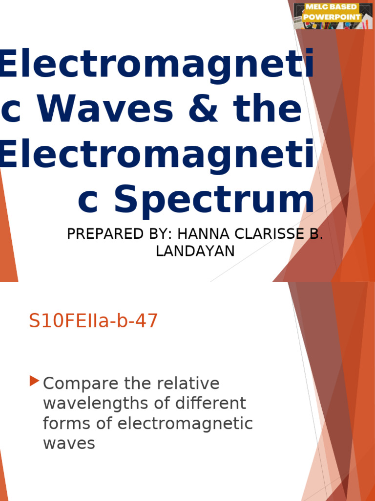 G10 Science Q2 W1 2 Electromagnetic Waves | PDF | Electromagnetic Radiation | Light