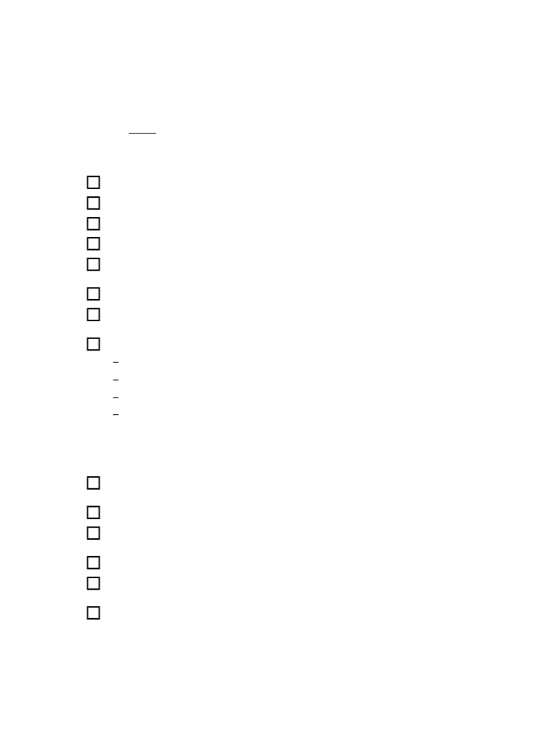 Rescue Plan Checklist | PDF