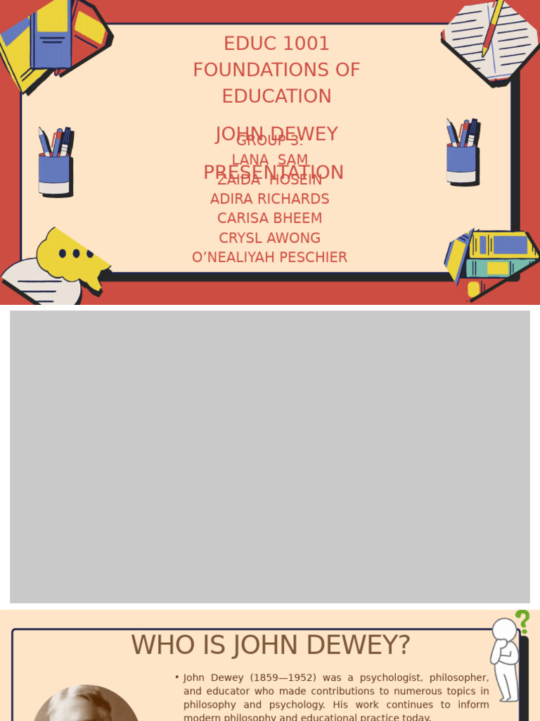 John Dewey's Educational Philosophy | PDF | John Dewey | Pragmatism