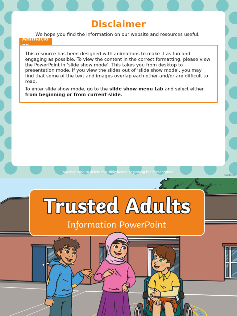 T TP 1637668063 Eyfs Trusted Adults Information Powerpoint - Ver - 1 | PDF