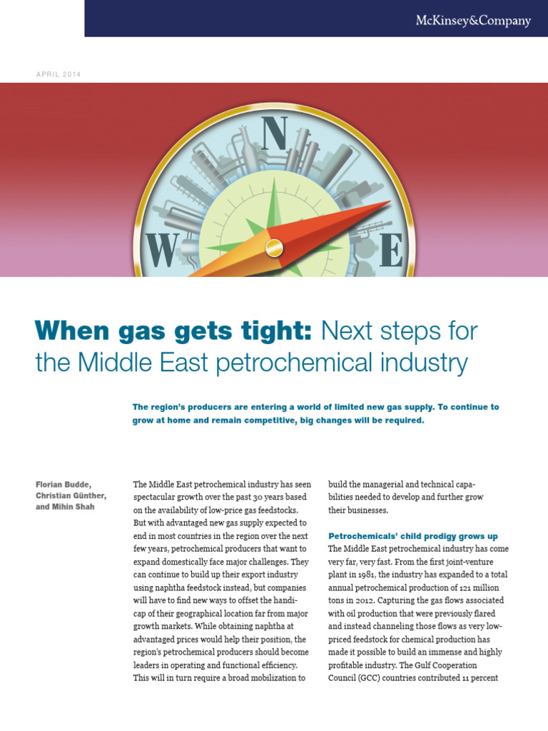 When Gas Gets Tight Next Steps For The Middle East Petrochemical ...
