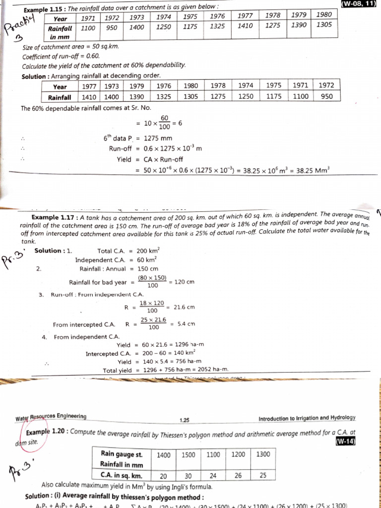prac 3 wre | PDF | Hydrology | Environment