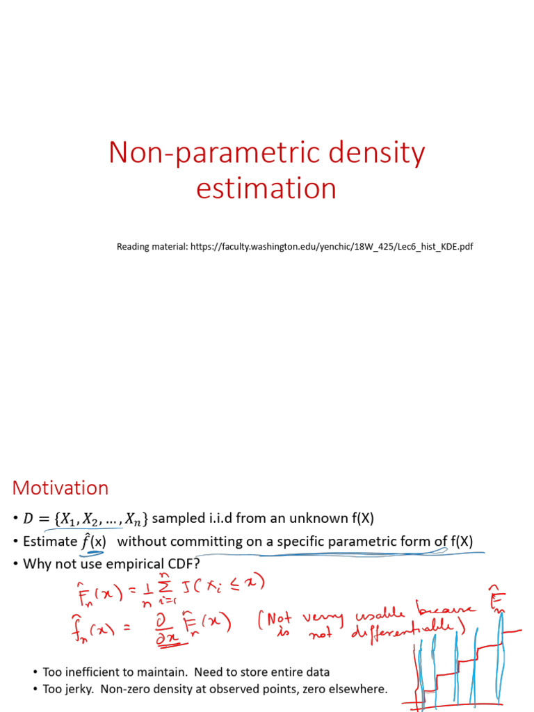 Lecture 19-NonParametricDensity | PDF | Technology & Engineering