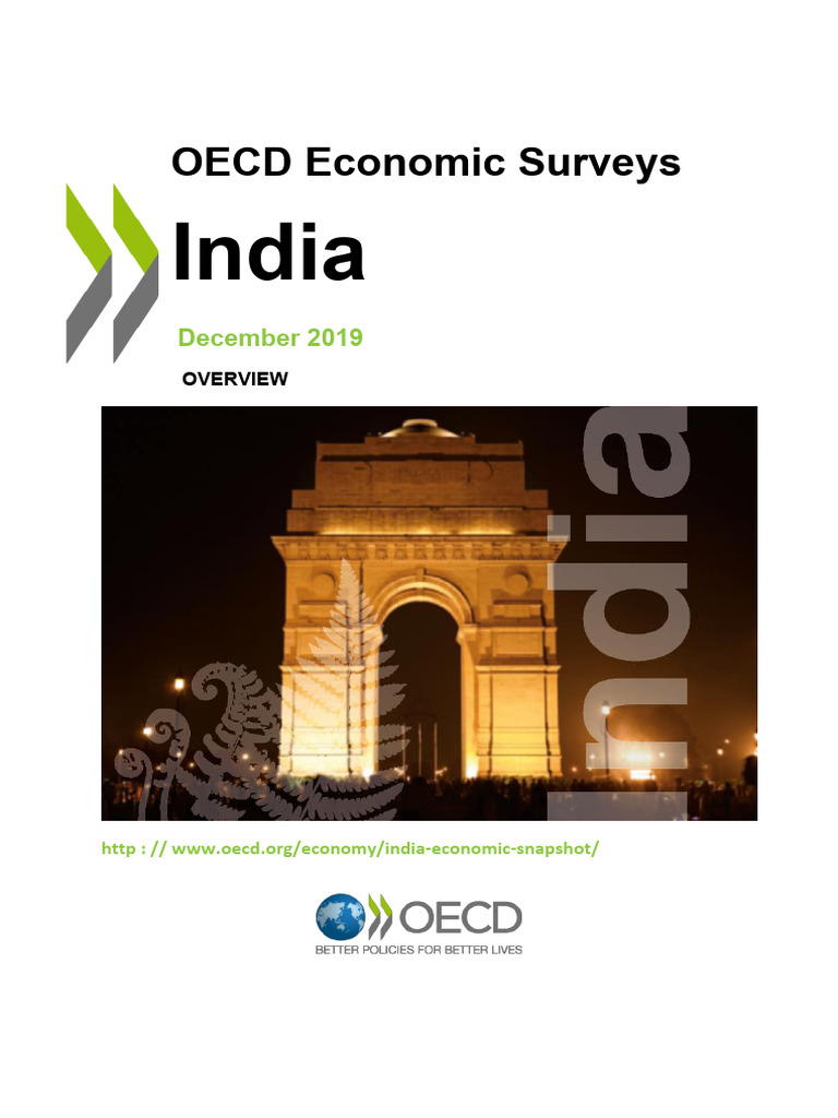 India 2019 OECD Economic Survey Overview | PDF | Taxes | Economic Inequality