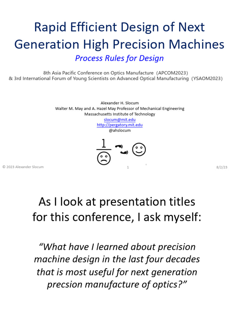 APCOM 2023 Deterministic Design Slocum 2023.08.02 Upload | PDF ...