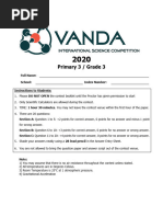 Grade 3 AMO: Choose Correct Answer(s) From The Given Choices | PDF ...