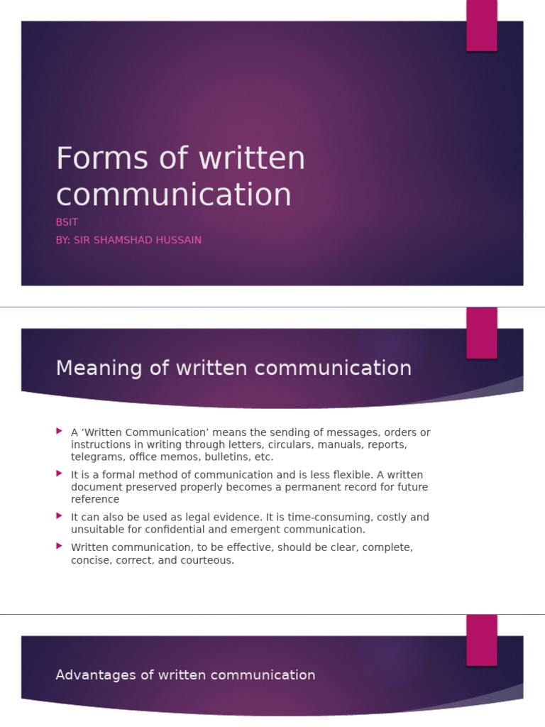 Written Communication Essentials | PDF | Memorandum | Communication