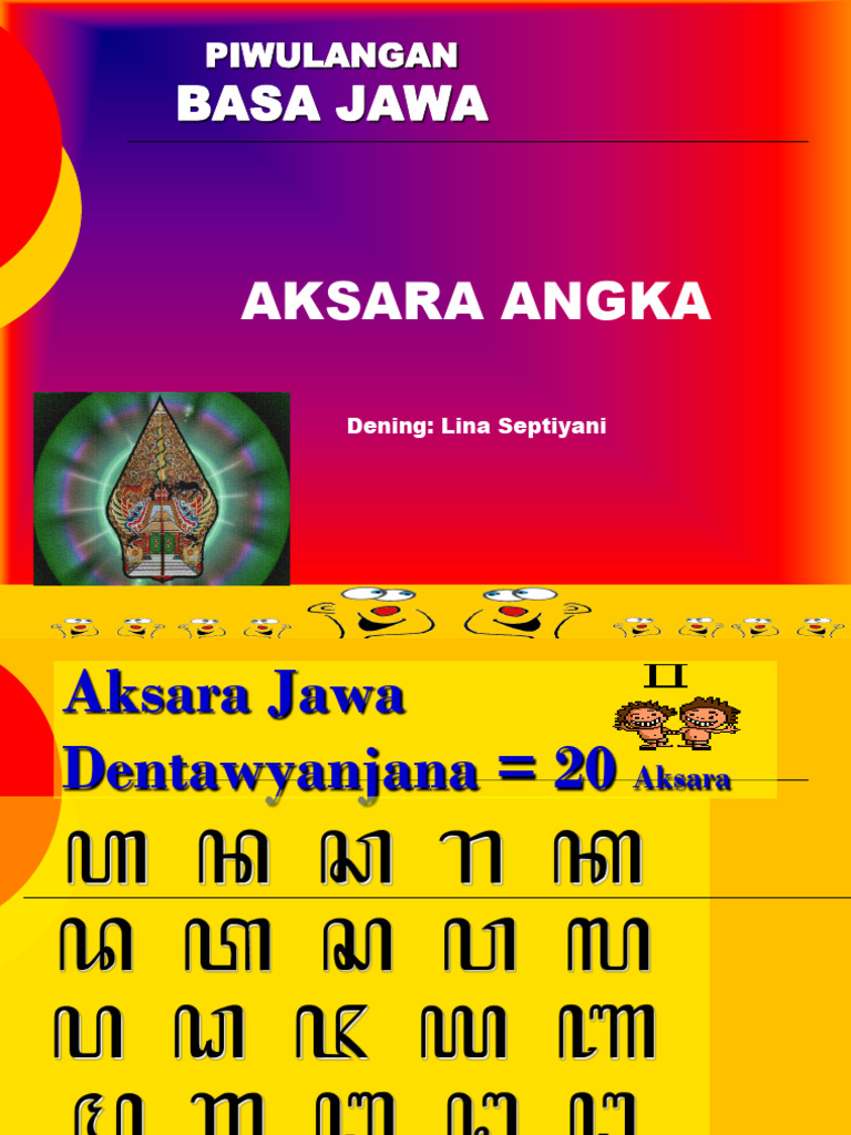 Aksara Angka | PDF | Seni & Disiplin Bahasa | Kajian Bahasa Asing
