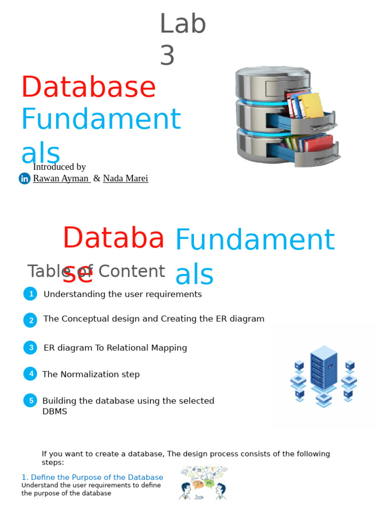Database Fundamentals Lab3 | PDF | Databases | Sql