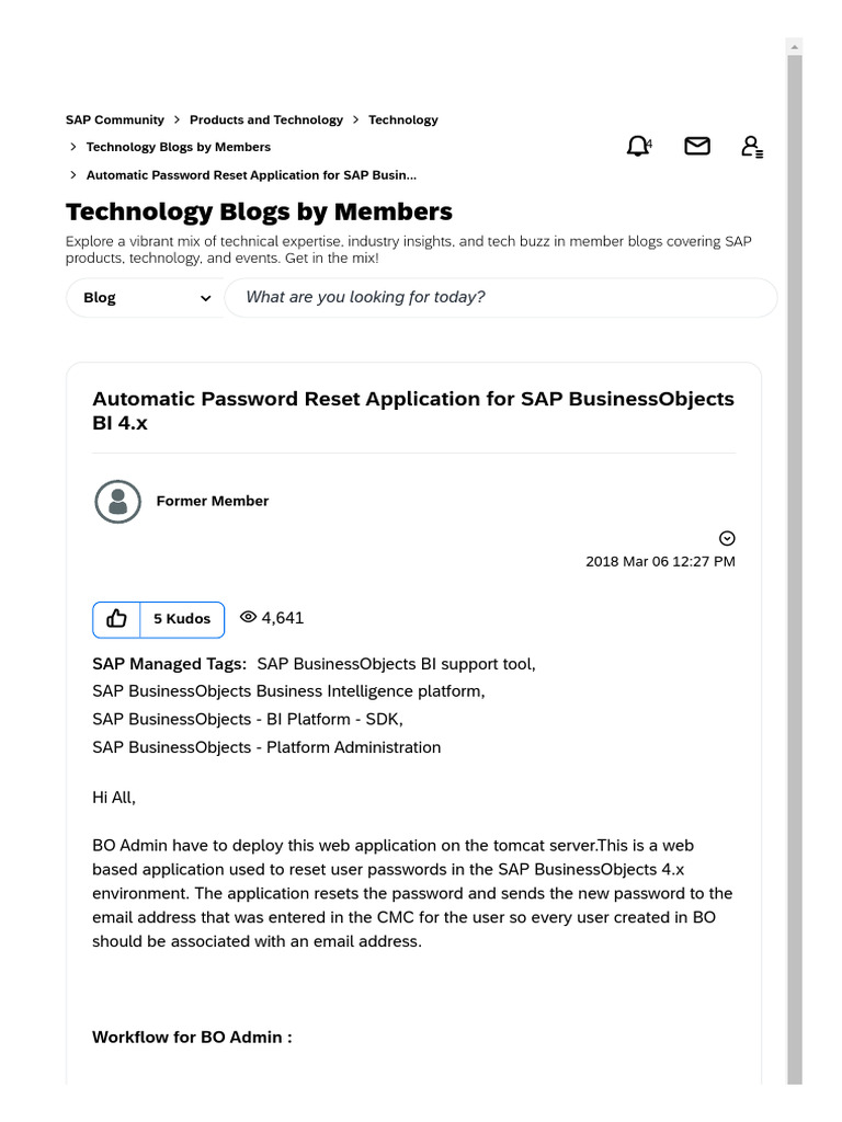 SAP BO Automatic Password Reset Tool | PDF | Password | Zip (File Format)
