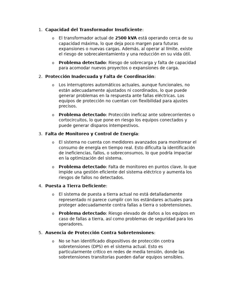 Capacidad Del Transformador Insuficiente | PDF | Transformador ...