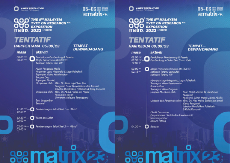 Buku Program Pembentangan | PDF