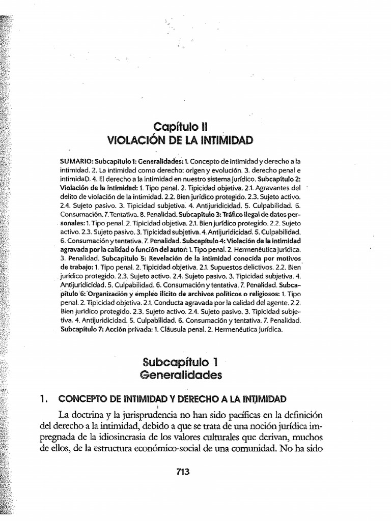 Intimidad y Domicilio | PDF | Violación | Derecho penal