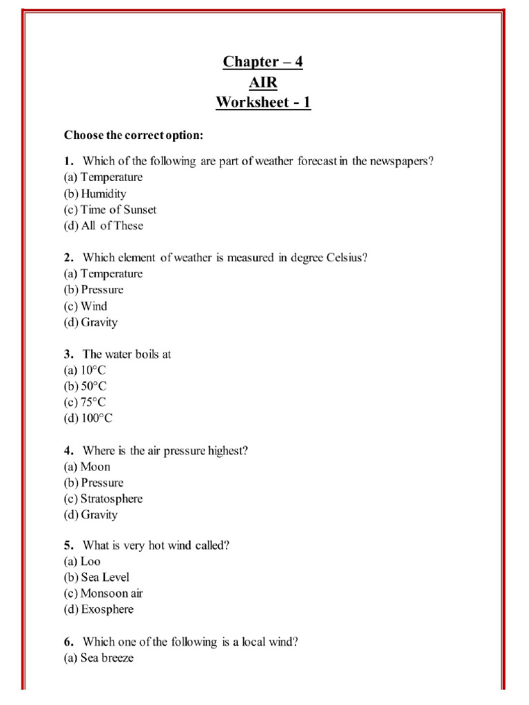 Class 7 Air | PDF