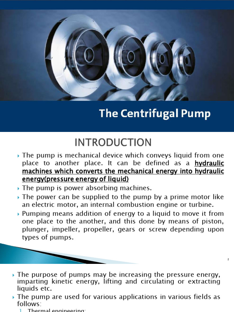 UNIT IV Centrifugal Pump-2 | PDF | Pump | Continuum Mechanics
