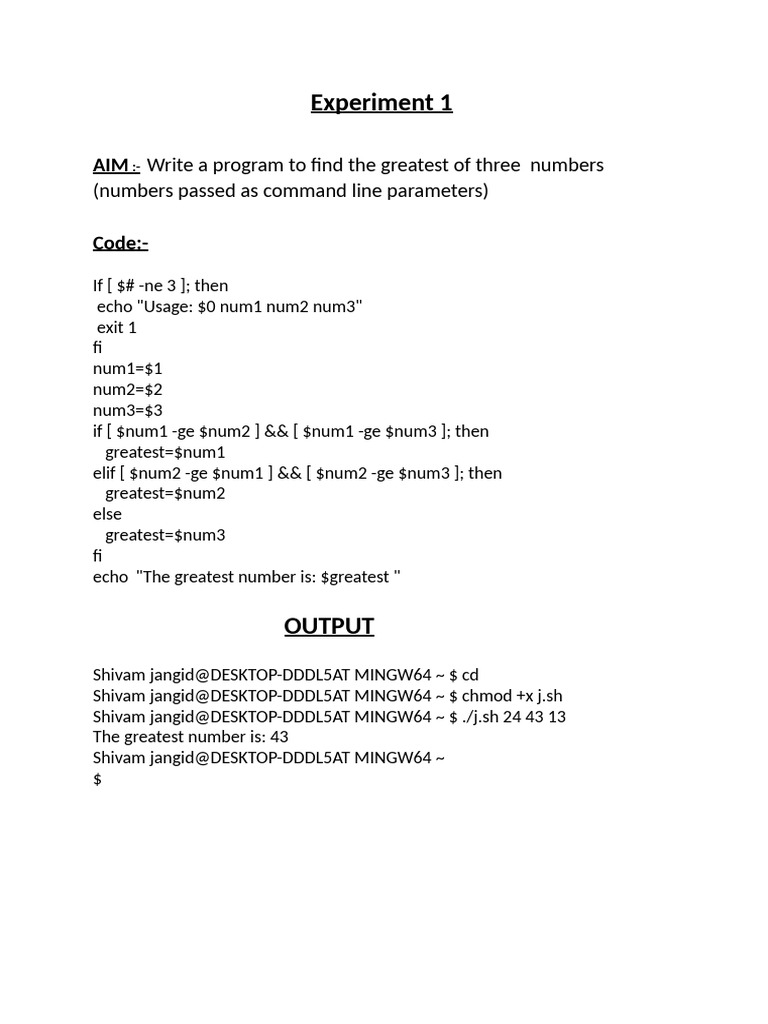 Experiment 1 | PDF | Computer Programming | Software Engineering