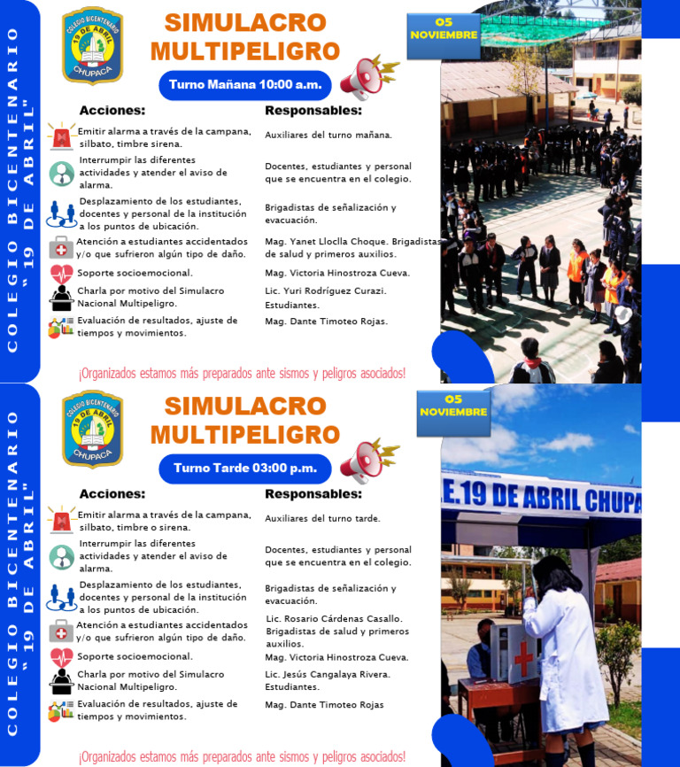 Simulacro 5 Noviembre - para Combinar | PDF