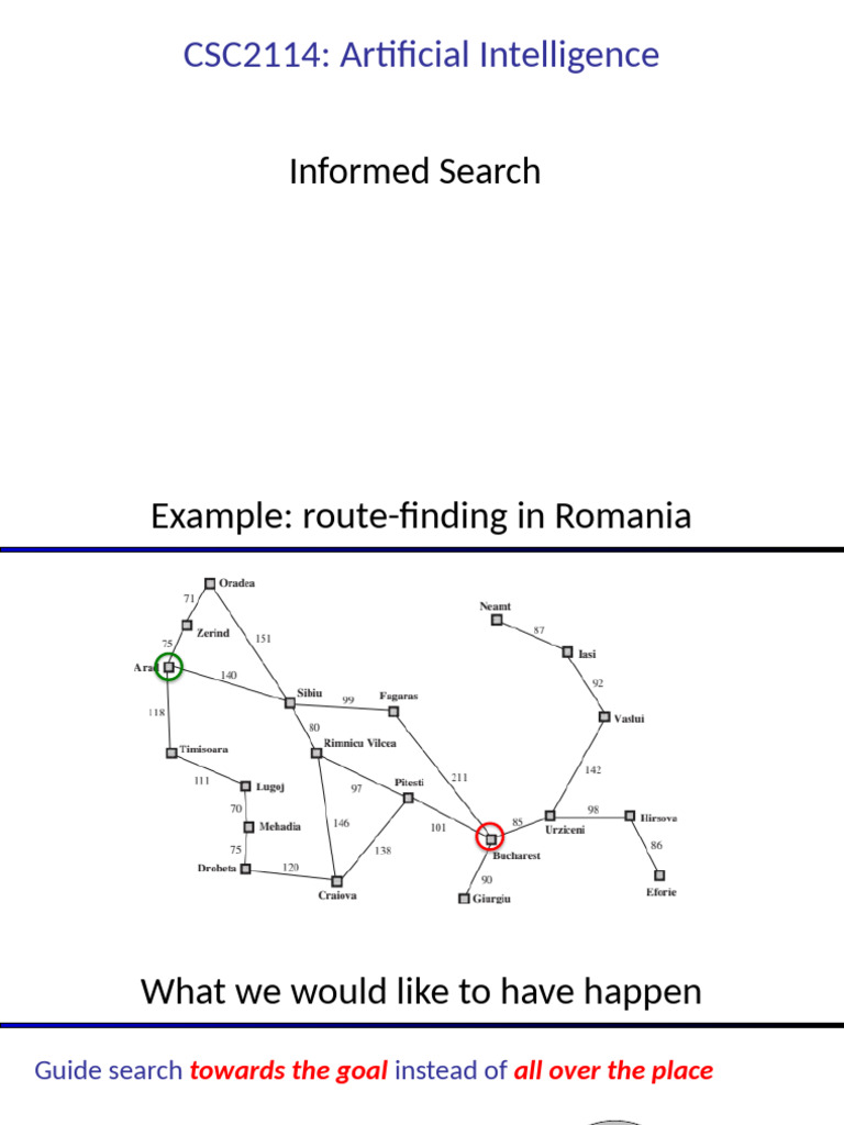 Lecture 3 - Informed Search | PDF | Combinatorics | Mathematical Relations