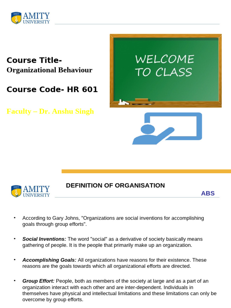 OB Unit 1a | PDF | Organizational Behavior | Social Psychology