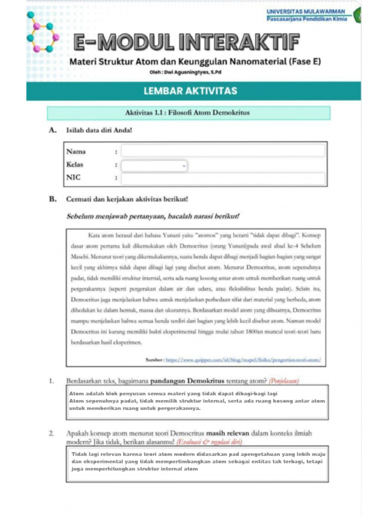 Liveworksheet 1 | PDF | Sains & Matematika