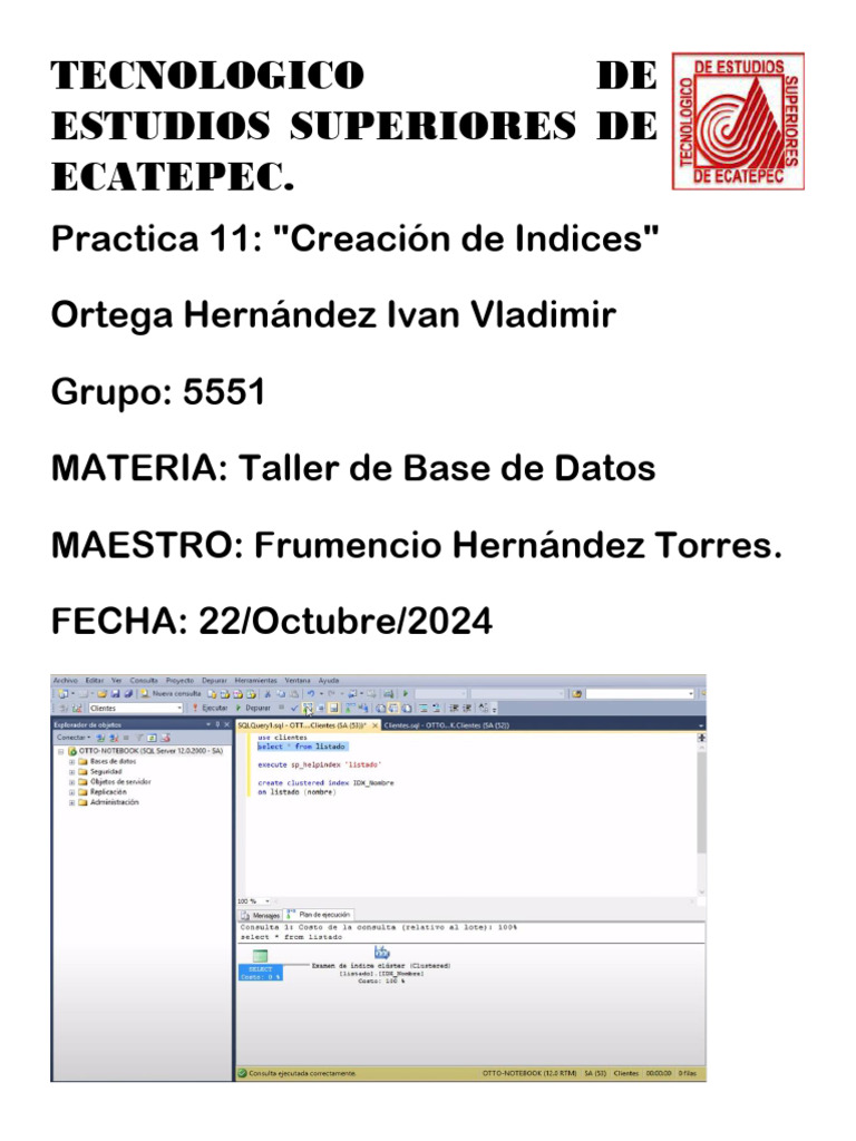 PRACTICA11 | PDF | Servidor SQL de Microsoft | SQL