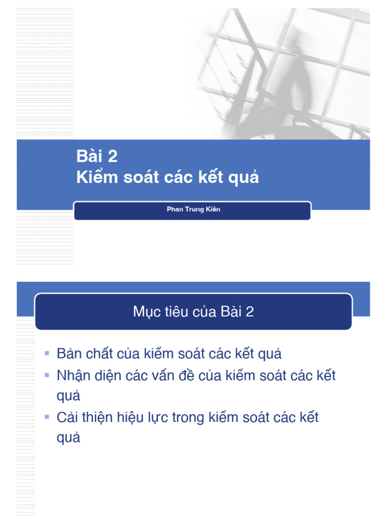 L2 - C2 - Kiểm soát các kết quả-đã mở khóa | PDF