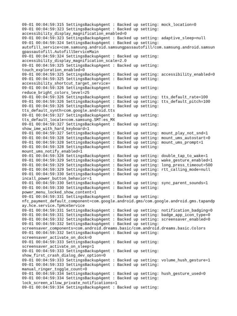 Settings Provider | PDF | Software | Computing Settings Provider | PDF | Software | Computing