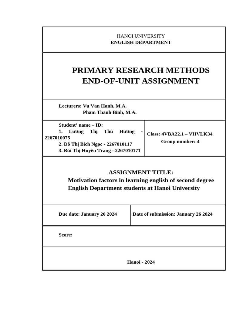 26 1 FN Motivation | PDF | Motivation | Motivational
