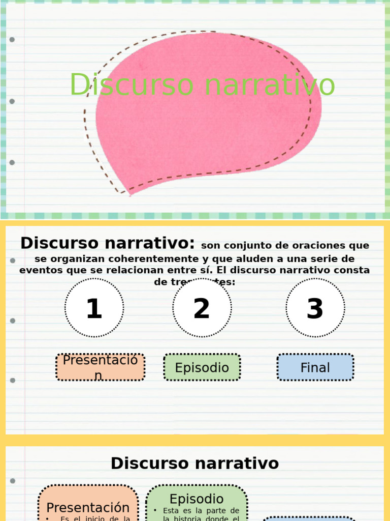 Actividad de Discurso Narrativo 5to Basico | PDF