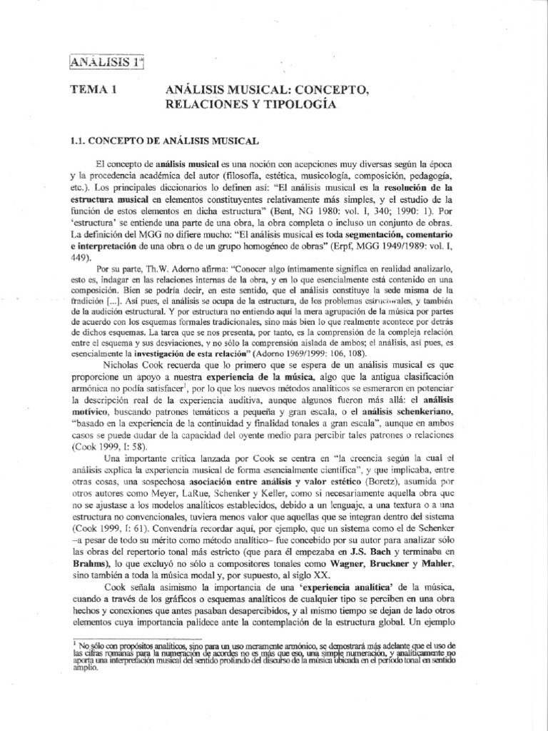 Analisis Musical Conceptos[1] | Acorde (Música) | Formas musicales