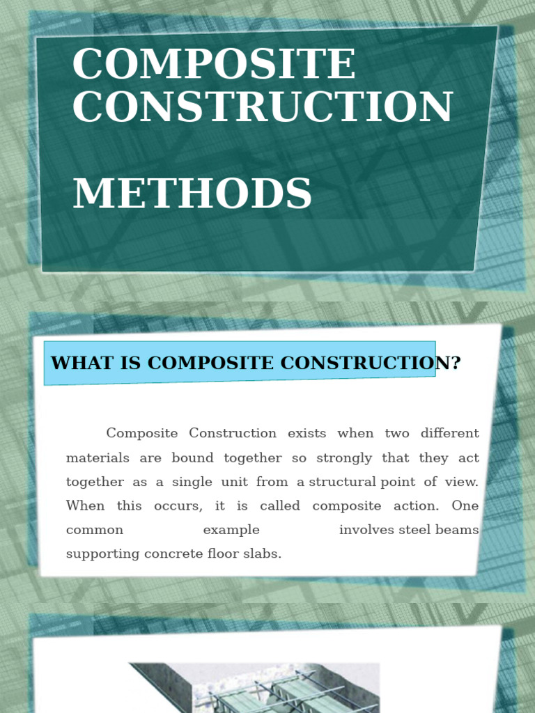 Composite Construction Methods Explained | PDF | Composite Material ...