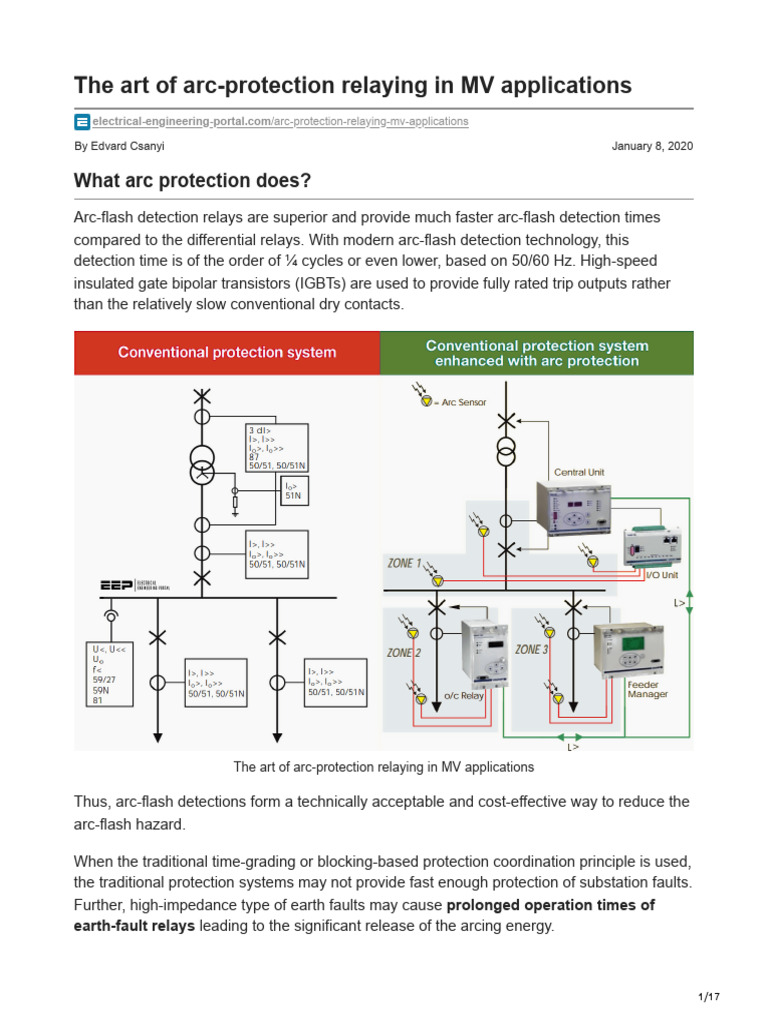 Arc Protection in MV Applications | PDF | Optical Fiber | Relay