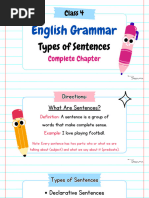 Class 4 Types of Sentences Worksheet | PDF | Sentence (Linguistics ...