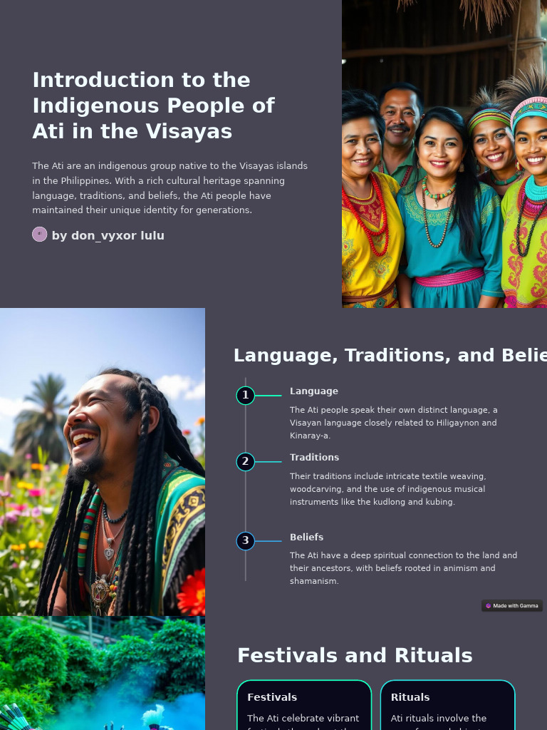 Ati Indigenous Culture in the Visayas | PDF | Cuisine