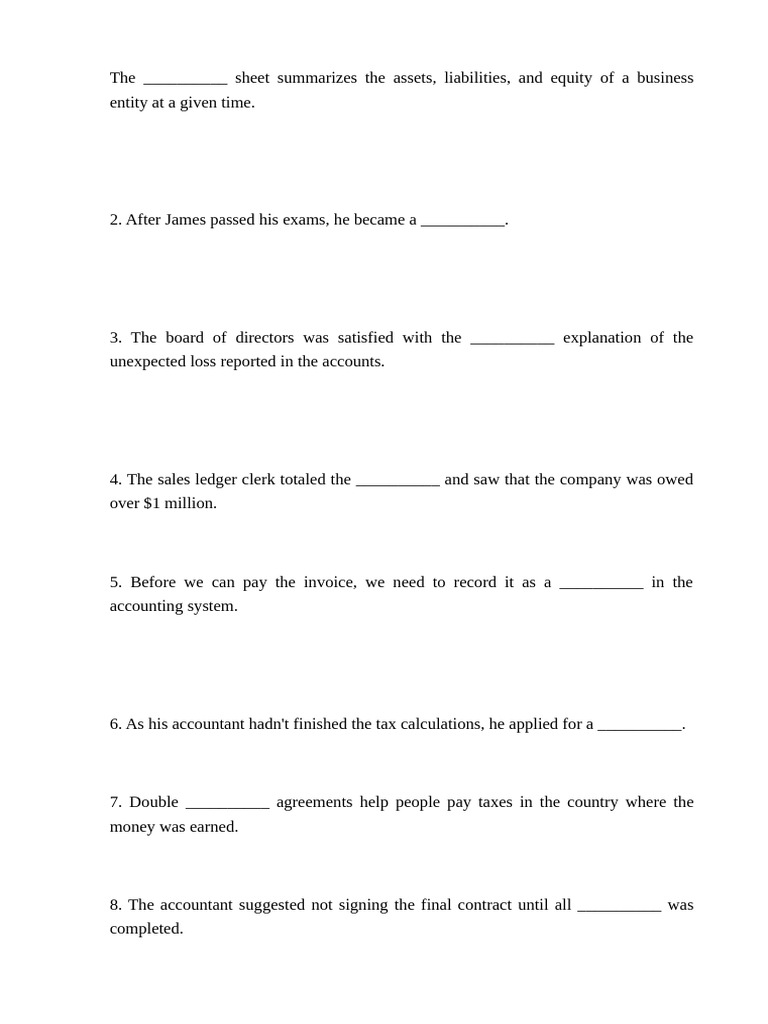Key Accounting Terms and Concepts | PDF