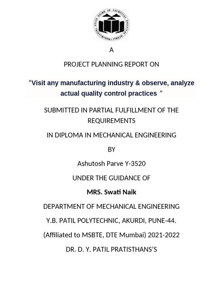 IEQ Microproject | PDF | Specification (Technical Standard)