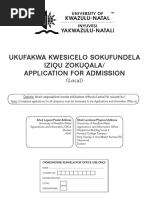 UKZN Academic Record Request Form | PDF