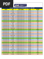 RTS 2025-26 Exam Schedule Overview | PDF | Academia | Data Collection