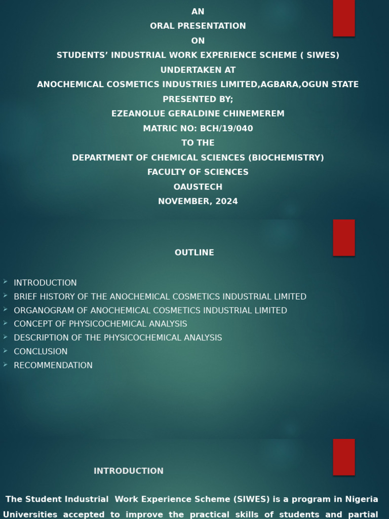 Ezeanolue Geraldine Chinemerem Slide | PDF