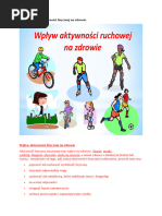 Prezentacja RUCH TO ZDROWIE Źródło Zdrowie - PL | PDF