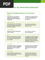 6 Emociones Basicas | PDF