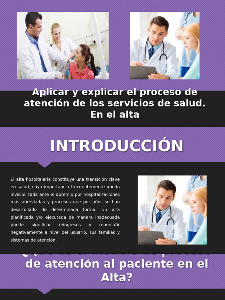 Proceso de Alta Hospitalaria Eficaz | PDF | Hospital | Cuidado de la salud