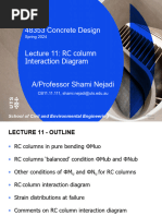 Interaction Diagrams for RC Columns | PDF | Strength Of Materials | Column