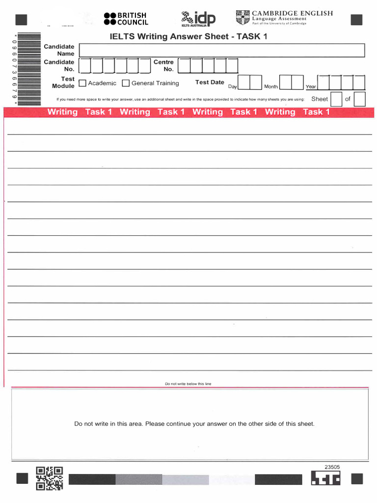 WRITING ANSWER SHEET | PDF | Educational Assessment And Evaluation ...