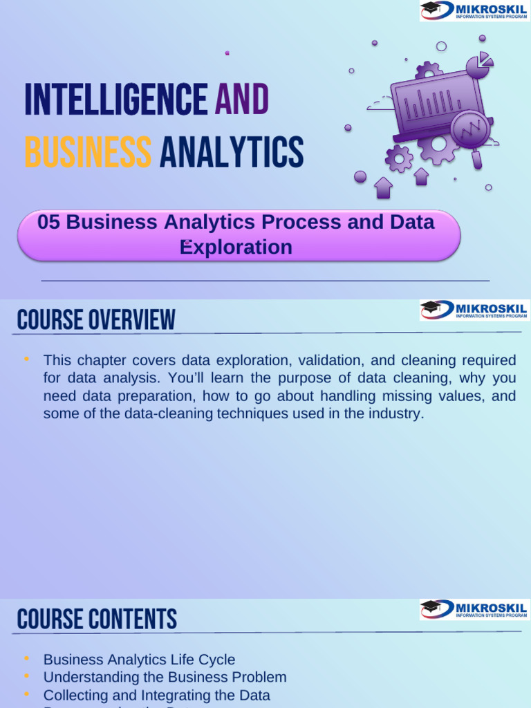 CH05 Business Analytics Process and Data Exploration | PDF | Machine Learning | Receiver ...
