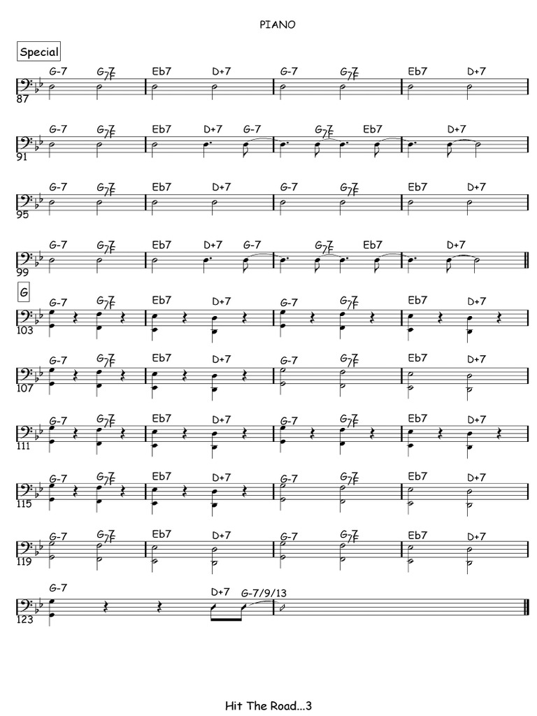 06 - Swing Bros - Scaletta Completa - Piano | PDF