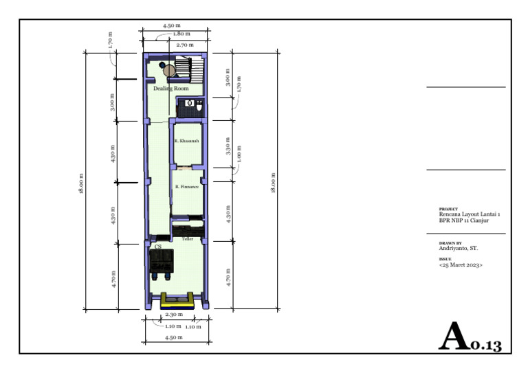 Rencana Layout Lt.1 | PDF