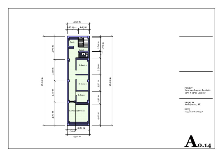 Rencana Layout Lt.2 | PDF