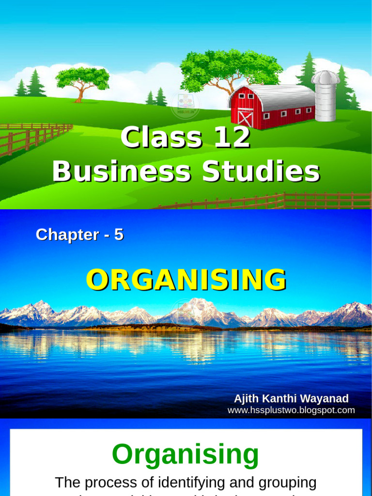 Hsslive Xii-ch-slide-Chapter 5 Organising 1.8 | PDF | Decentralization ...
