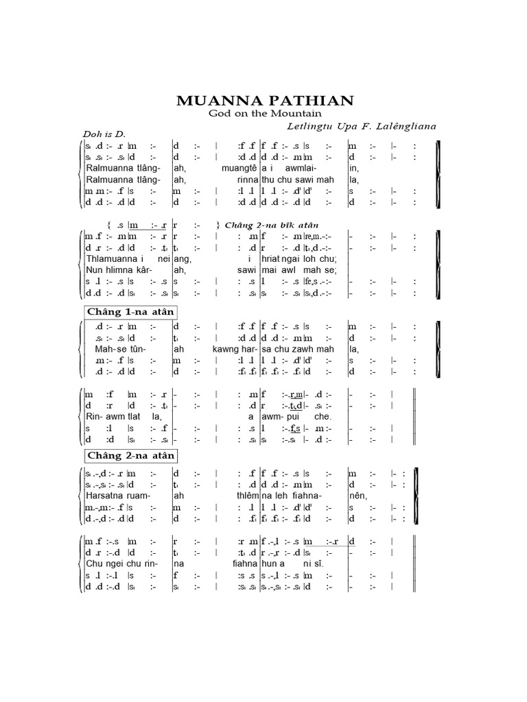 Muanna Pathian | PDF